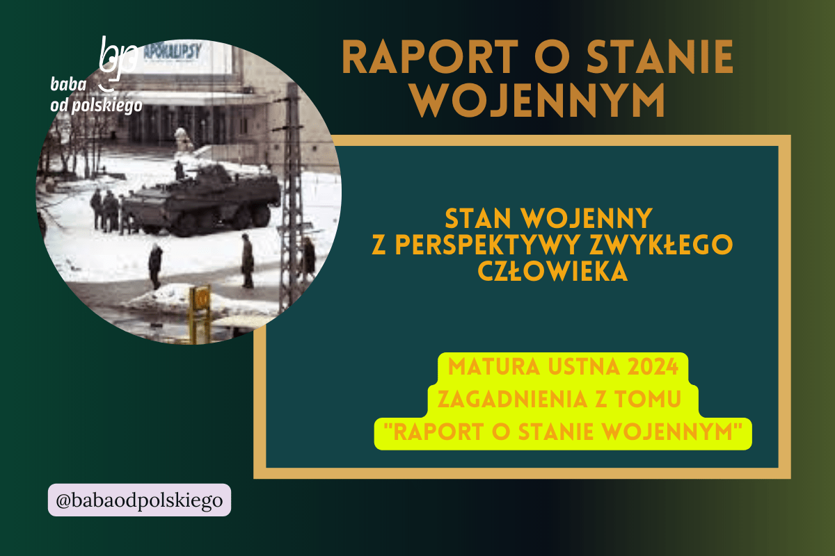 Stan wojenny z perspektywy zwykłego człowieka. Omów zagadnienie na ...