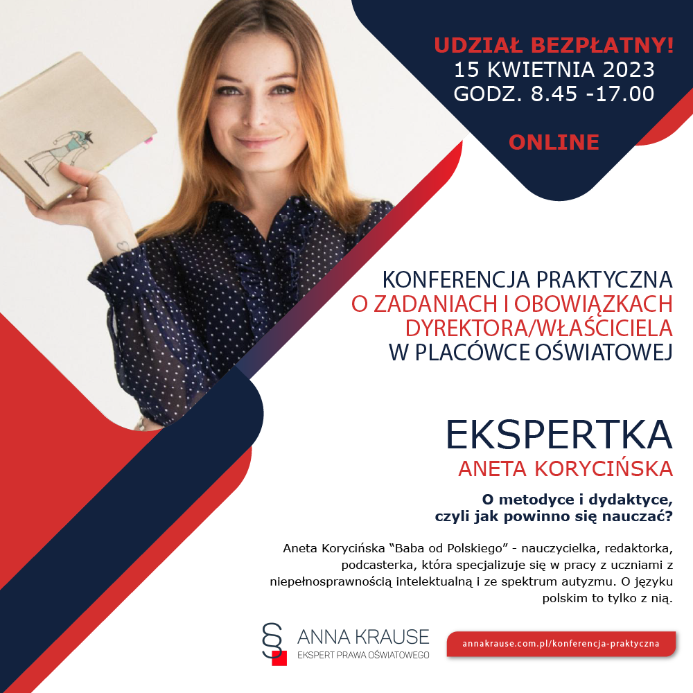 15.04.2023 r. Pierwsza w Polsce certyfikowana KONFERENCJA PRAKTYCZNA O ZADANIACH I OBOWIĄZKACH ...