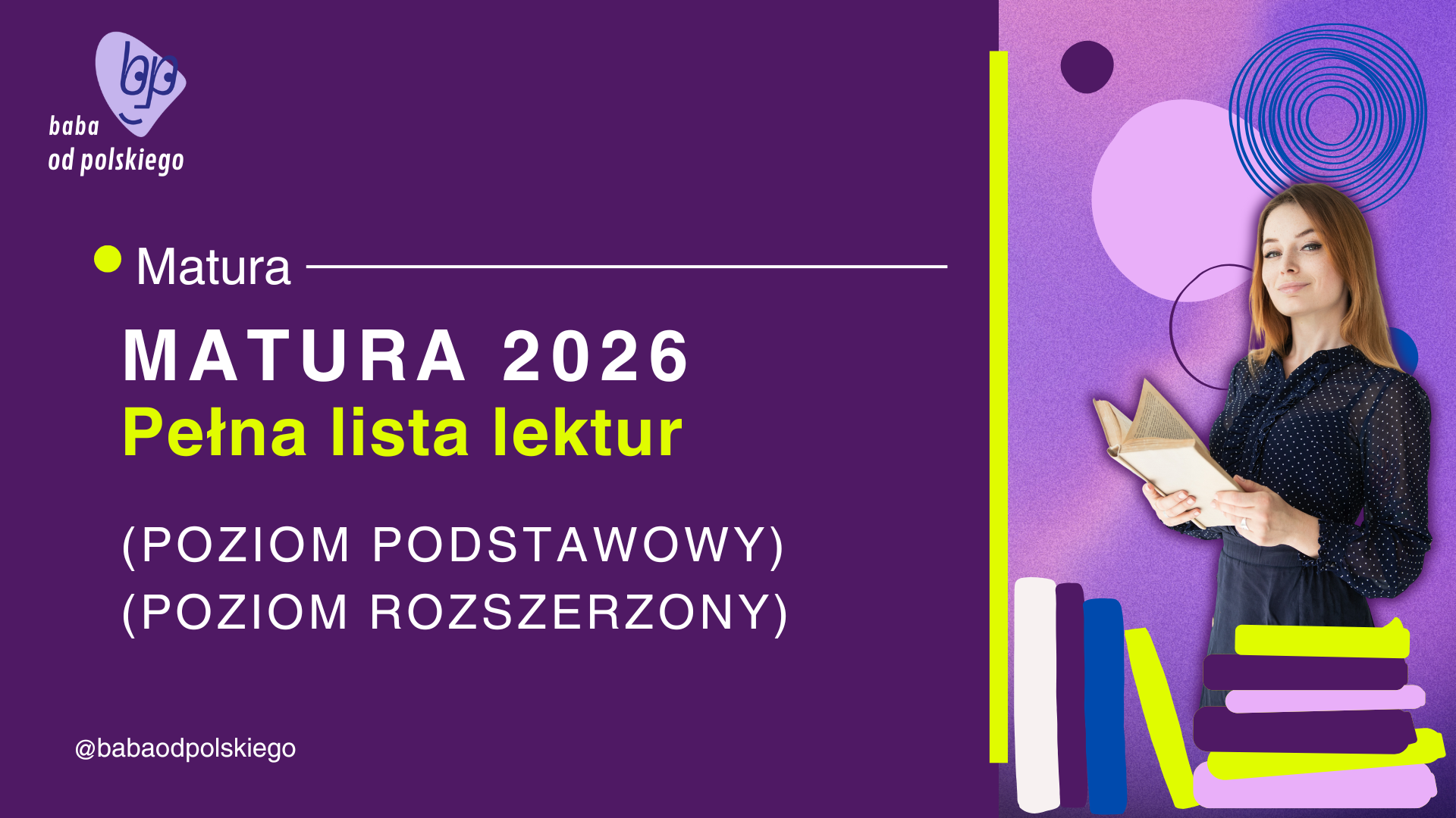 Lista lektur do matury 2026 – pełne zestawienie